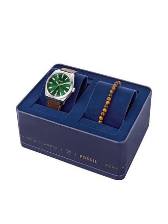 Fossil Uhr FS6080SET Braun