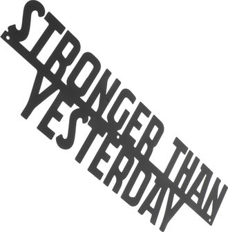 BESTOYARD Inspirierendes Metall f&uuml;r Fitness Dekoration Motivierendes Wandbild f&uuml;r Home Gym T&auml;gliche Motivation f&uuml;r Workout