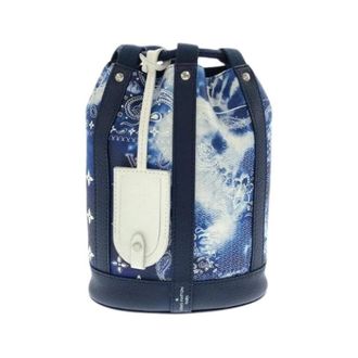 Louis Vuitton Pre-owned Monogram Bandana Randonee PM Calf Shoulder Bag - - Pre-owned - Herren - Blau - ONE SIZE
