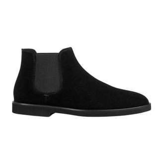 Doucal's Bottines Chelsea Beatles en daim - Homme - Chaussures - Noir - Taille: 42 1/2 EU