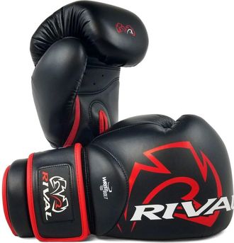 Rival RS4 Aero 2.0 Sparring Boxhandschuhe schwarz Training Premium Fight Sparring, Schwarz, 396,9 g (14 oz)