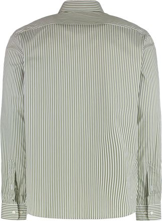HUGO BOSS Mens Slim Fit Cotton Oxford Shirt Green
