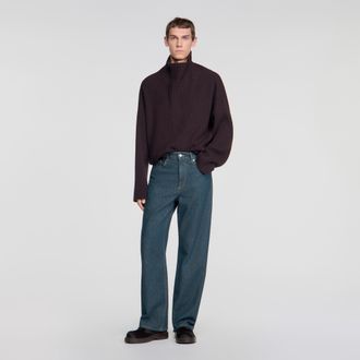 Sandro Baggy-Jeans im Washed-Look