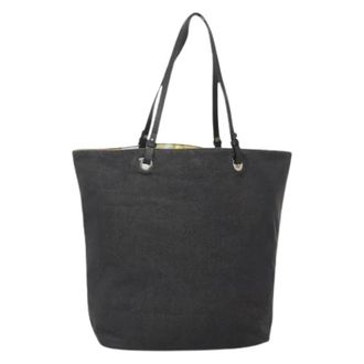 Ferragamo Pre-owned Canvas Tote Bag - - Pre-owned - Damen - Schwarzk - ONE SIZE