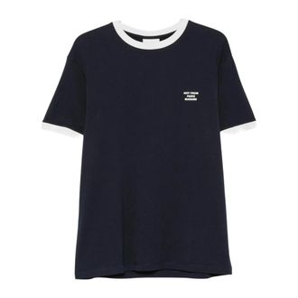 Dr&ocirc;le de Monsieur Logo-print T-shirt - - Tops - Herren - Blau - M