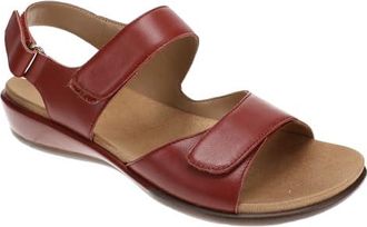 Easy Spirit Hartwell Sandales pour femme, Rouge, 37.5 EU Large