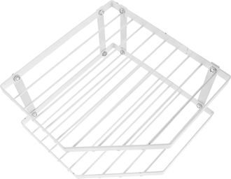 Cabilock K&uuml;chenarbeitsplatten Organizer Schrank Eckregal Eckregal f&uuml;r die K&uuml;che K&uuml;chenorganisatorregal f&uuml;r K&uuml;chentheke White