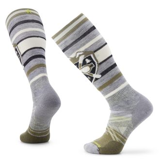 Smartwool Unisex Ski Full Cushion Alpine Edge Socks Ski-Vollpolster-Alpine-Edge-Socken, Light Gray