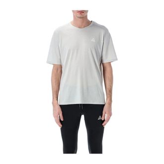 Nike T-shirt Solar Chase - Homme - Sport - Gris - Taille: S