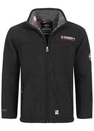 Geographical Norway Herren Fleecejacke Modell 11 Black - Dark-grey XL