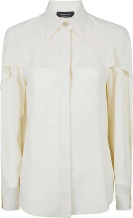 Fabiana Filippi Femme, Blouses et Chemises, Jaune, Taille: 34 FR Chemise en cr&ecirc;pe de Chine
