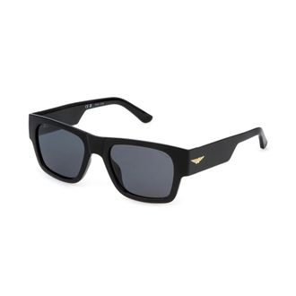 Police Homme, Accessoires, Noir, Taille: 54 MM Ocean Maxi Lunettes de Soleil Polaris&eacute;es