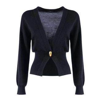 Nenette Cardigan ajust&eacute; en V - Femme - Pulls - Noir - Taille: 40 FR