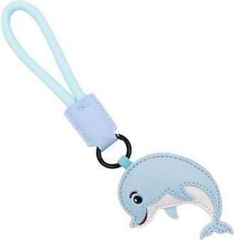 Generic Breloque pour sac à main, motif dauphin, baleine, requin | Décoration de sac à main en cuir portable pour sac à dos, maison, porte-clés, enfants et ad