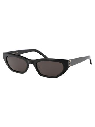 Saint Laurent Unisex Sunglasses Slm126 Black Acetate Black-Black-Black Black/black/black