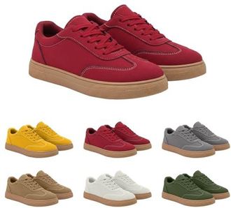 Generic Chaussures d&eacute;contract&eacute;es confortables &agrave; lacets pour femme - Chaussures de marche l&eacute;g&egrave;res - Baskets dext&eacute;rieur antid&eacute;rapantes avec semelle int&eacute;rieure e