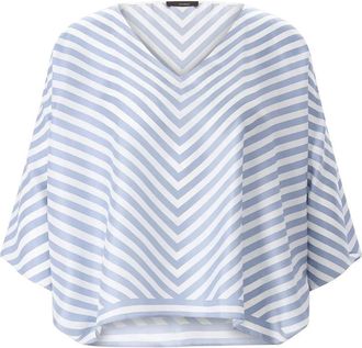 Windsor T&uuml;cher & Schals - Bluse aus Seide - Gr. unisize - in Blau - f&uuml;r Damen