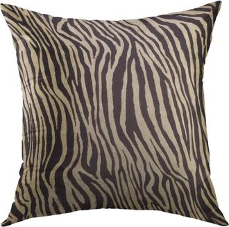 Generic Schwarzes Afrikanisches Zebra-Fell Dekokissenbezug Luxuri&ouml;se Couchkissen Mit Rei&szlig;verschluss Sofakissenbezug F&uuml;r Sofa Hotel Bett 45X45Cm