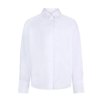 Liu Jo Femme, Blouses et Chemises, Blanc, Taille: 36 FR Chemise en popeline avec clous