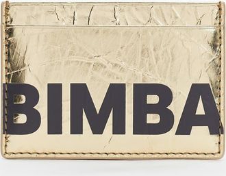 Bimba & Lola Kreditkartenetui in Goldoptik mit Logo-Goldfarben