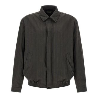 Comme Des Gar&ccedil;ons Herringbone Stripe Blouson - - Jackets - Herren - Braun - M