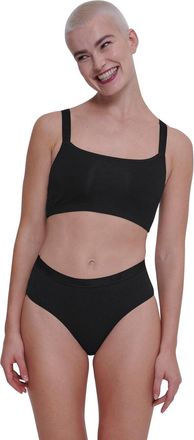 sloggi Damen GO Casual Top, Black, XS