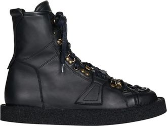 Dolce & Gabbana Schn&uuml;rstiefel - - Shoes - Herren - Schwarzk - 44 EU