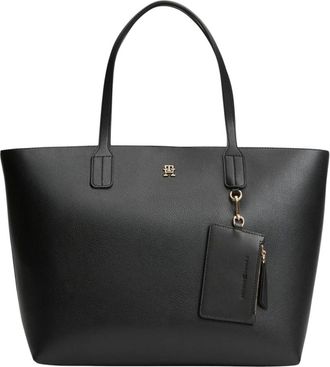 Tommy Hilfiger TH Icon Tote Bag - Femme - Sacs - Noir - Taille: ONE Size