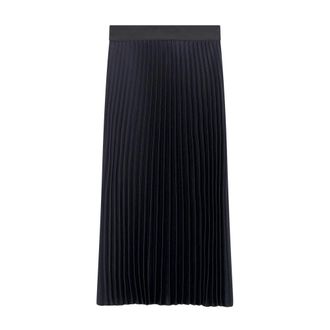 Luisa Cerano Jupe midi pliss&eacute;e - Femme - Jupes - Bleu - Taille: 44 FR