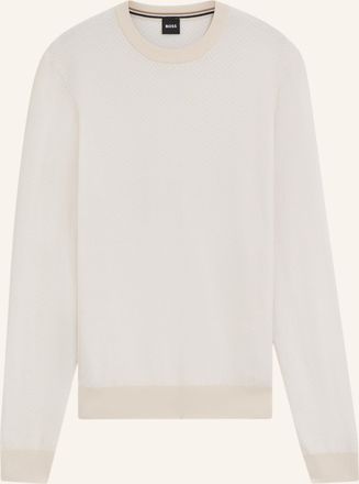 HUGO BOSS Pullover H-Habito Regular Fit weiss