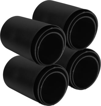 Cabilock 4 Stück Mehrteilige Schutzabdeckung für Bürostuhl Gaszylinder rutschfeste Staubdichte Kunststoffhülle Langlebiger Schutz für Gaming Drehstühle Einfach