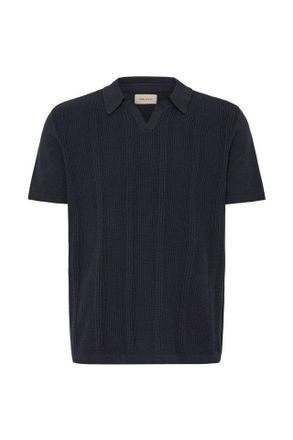 Blend Poloshirt BHBaron Stilvolles T-Shirt mit Kragen und strukturiertem Rippmuster