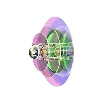 Elements Lighting + Décor Applique Aurore - Multicolore - Acrylique irisé