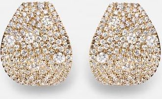 Stone and Strand Ohrringe Keepsake aus 14kt Gelbgold mit Diamanten