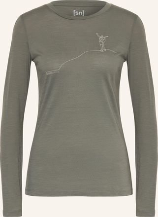super.natural Funktionsshirt Berggl&uuml;ck gruen