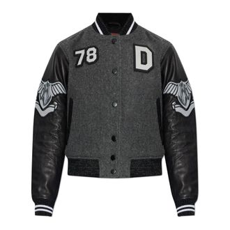 Diesel Femme, Vestes, Gris, Taille: 34 FR Short L-Real Jacket