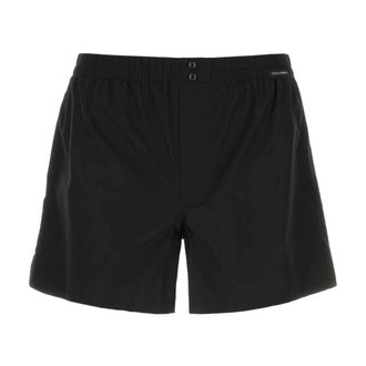 Dolce & Gabbana Homme, Shorts, Noir, Taille: 2XL Cotton Poplin Boxer