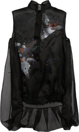 Shiatzy Chen Libre Collection Weste mit Stehkragen - Schwarz