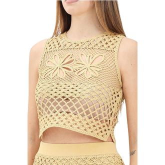 Pinko &Auml;rmellose Oberteile - - Tops - Damen - Gelb - S
