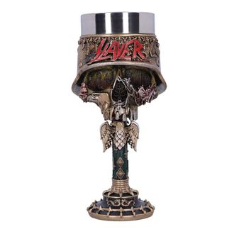 Nemesis Now Offiziell lizenzierter Slayer Eagle Helm Skull Logo Kelch, Gold, 19,5 cm