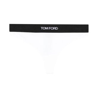 Tom Ford Modal Signature Thong - - Underwear - Damen - Wei&szlig; - XS
