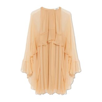 Chlo&eacute; Damen, Kleider, Beige, SGr&ouml;&szlig;e