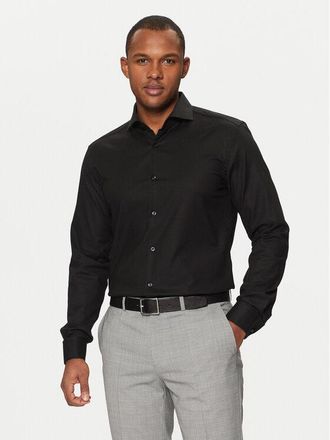 HUGO BOSS Hemd H-Hank 50527622 Schwarz Slim Fit