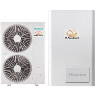 Hisense Hi-AquaSmart AHM-160UXCSAPA3 + AHW-120UCSEPA R-410 Luft-Wasser-Split-W&auml;rmepumpe mit Steuerung im Lieferumfang