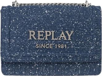Replay Fw3000, Sac à bandoulière Femmes, 0797 Blu Denim, Mittelgroße