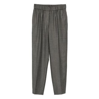 PESERICO Pantalon &agrave; enfiler - Femme - Pantalons - Gris - Taille: 42 FR