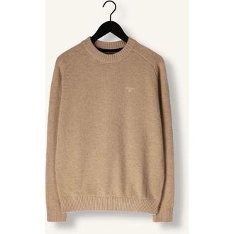 Barbour Grangetown Rundhals-Pullover - - Knitwear - Herren - Beige - 2XL