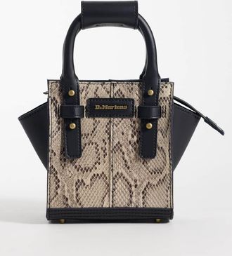 Dr. Martens XS - Tote bag &agrave; imprim&eacute; serpent-multicolore