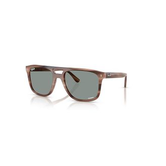 Ray-Ban Rb2213 Polarized+ Lenses Sonnenbrillen Havana Braun Fassung Blau Glas Polarisiert 55-20