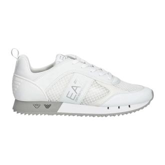 Emporio Armani Baskets &agrave; lacets avec d&eacute;tail logo - unisex - Chaussures - Blanc - Taille: 36 EU